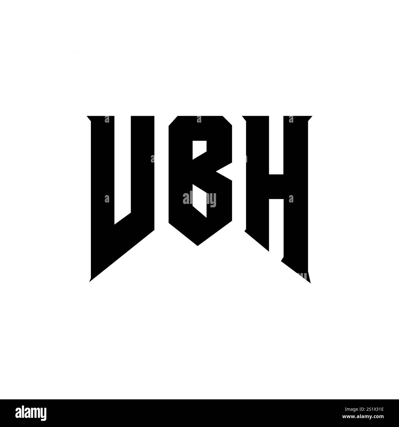 Vbh logo design hi-res stock photography and images - Alamy