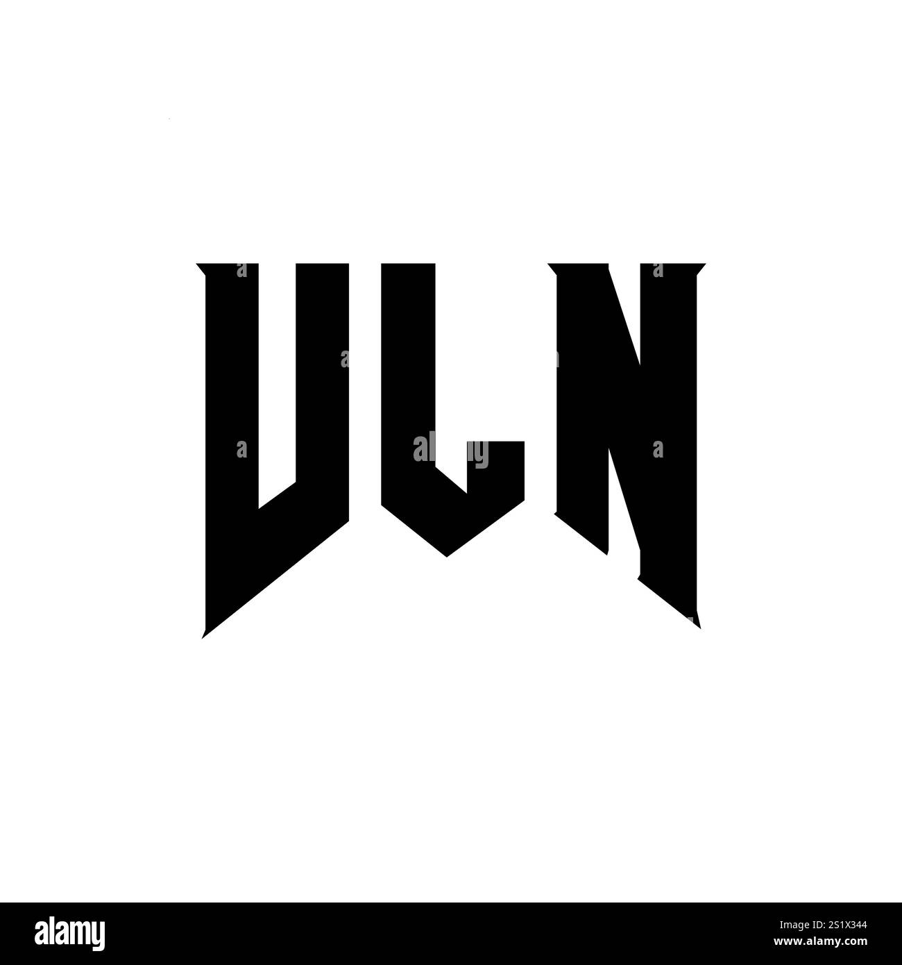 Vln logo design Stock Vector Images - Alamy