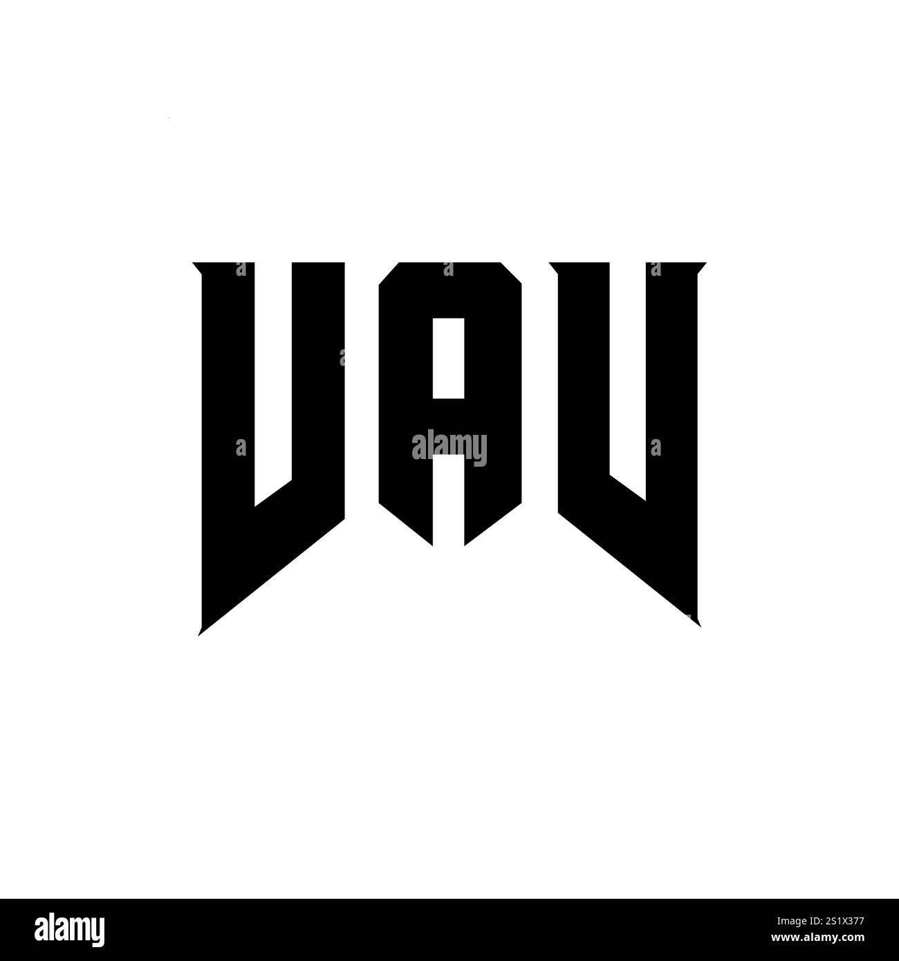 VAV letter logo design for technology company. VAV logo design black ...