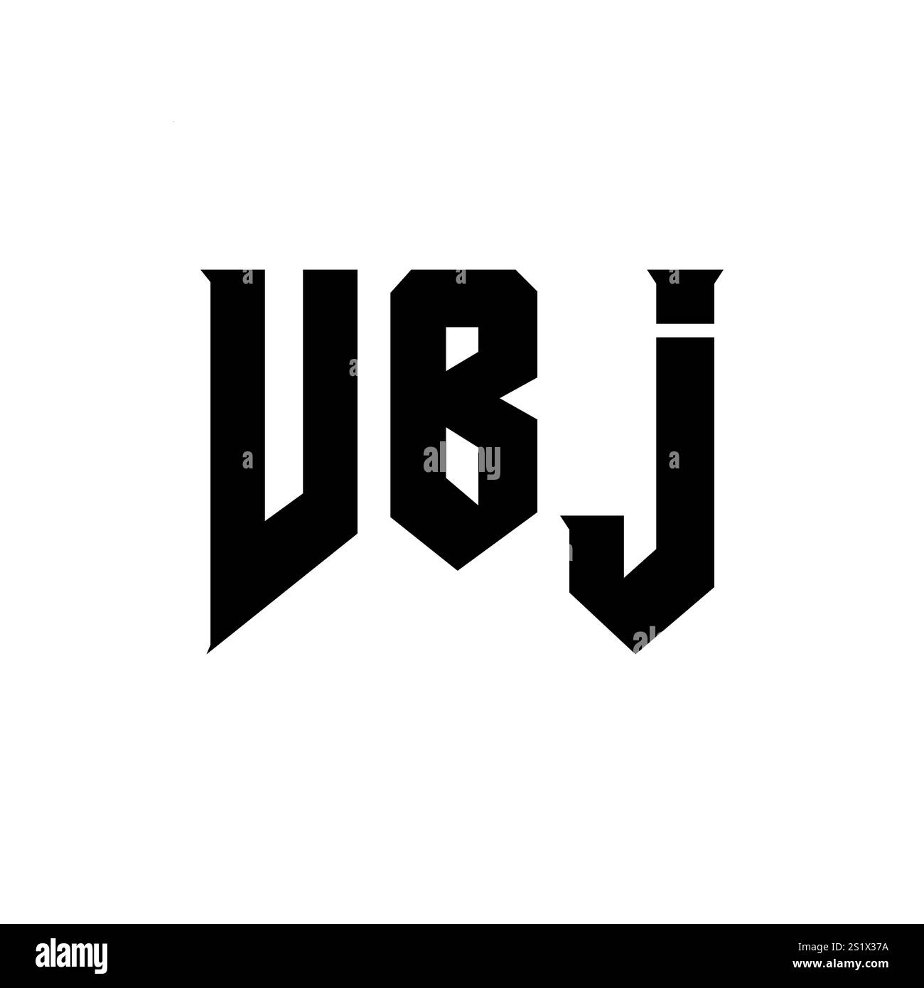 VBJ letter logo design for technology company. VBJ logo design black ...