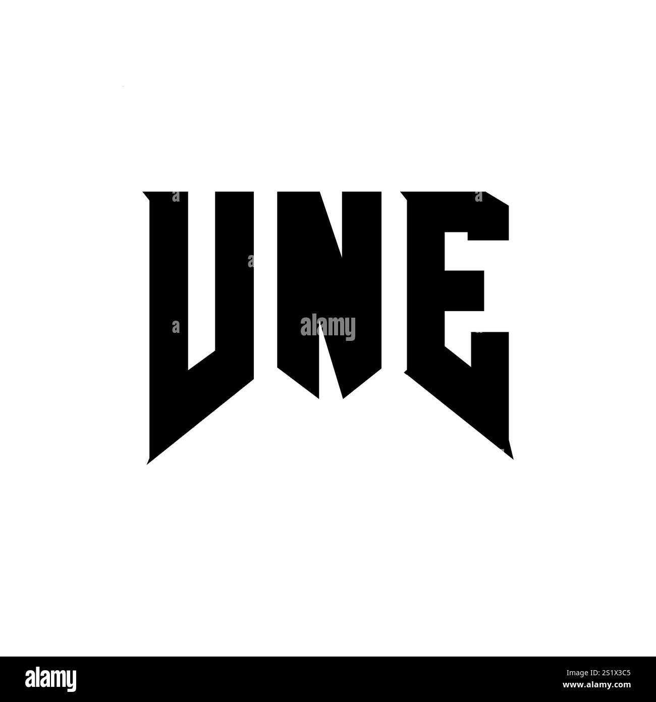 VNE letter logo design for technology company. VNE logo design black ...