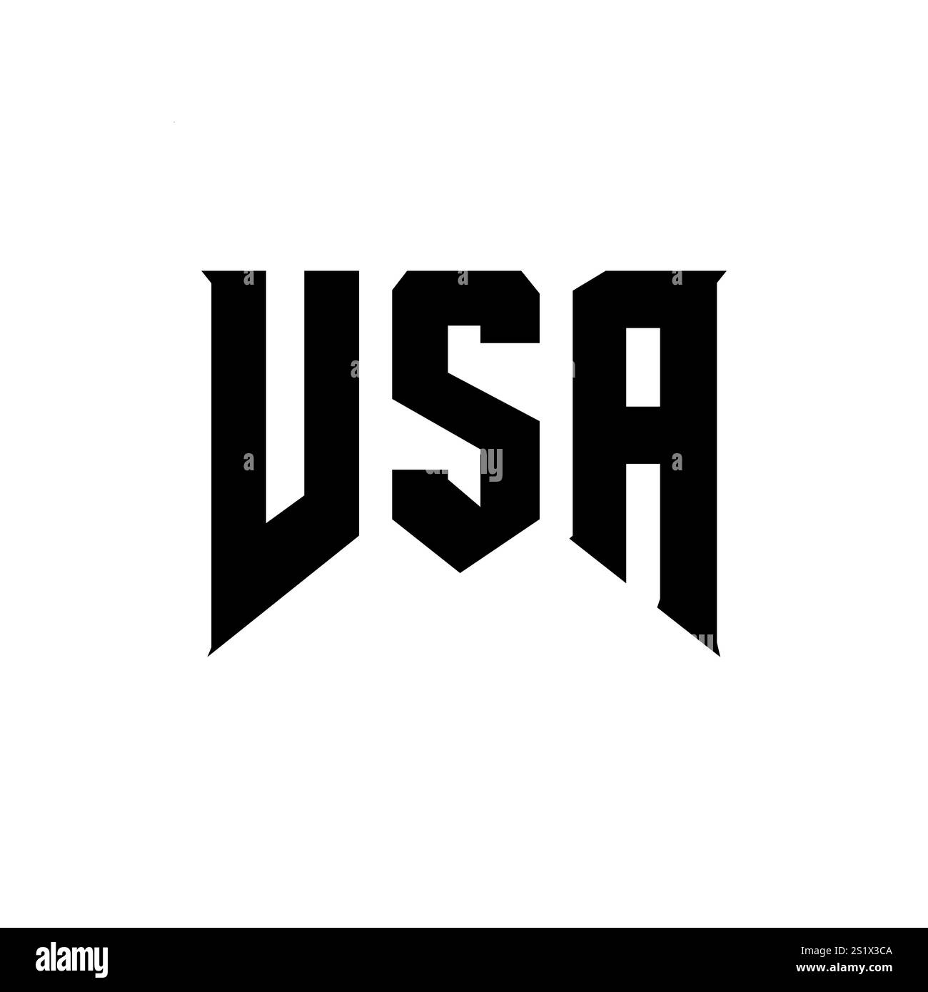 VSA letter logo design for technology company. VSA logo design black ...