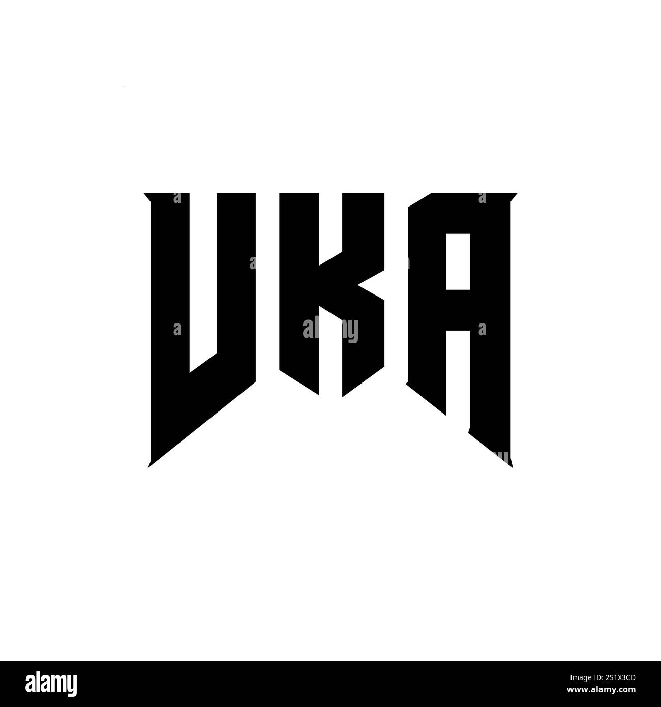 Vka logo design hi-res stock photography and images - Alamy