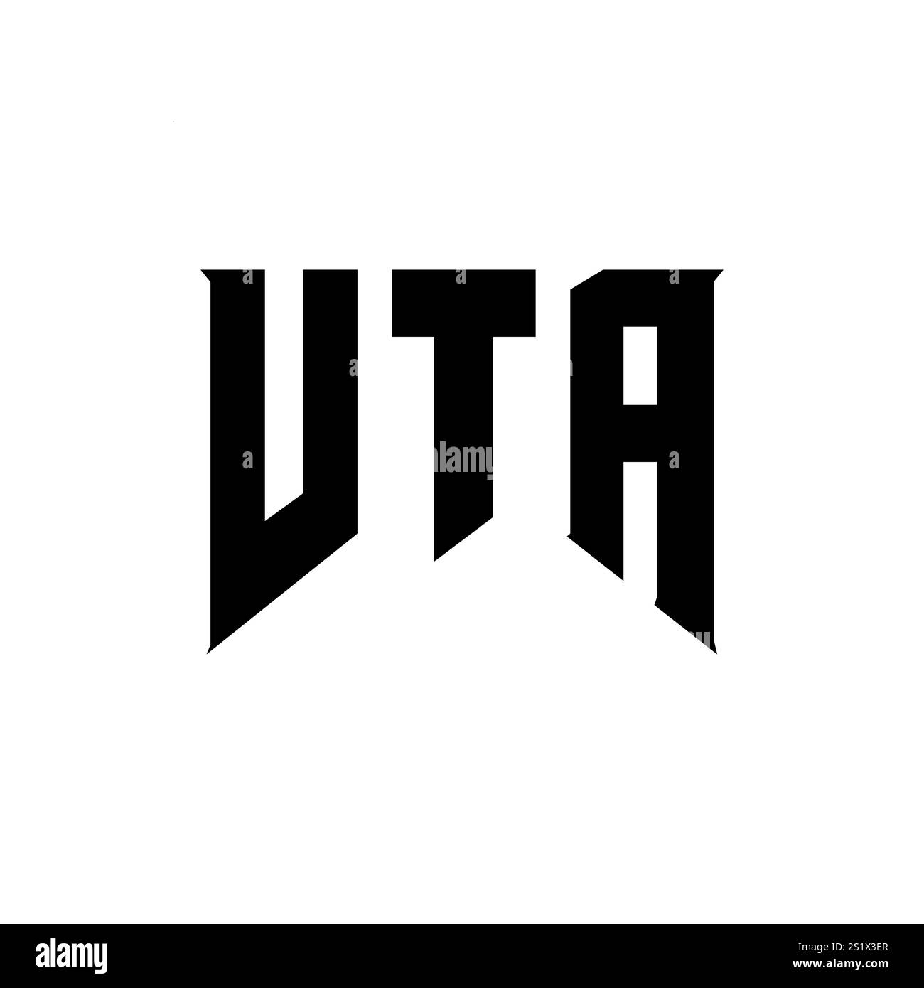 VTA letter logo design for technology company. VTA logo design black ...