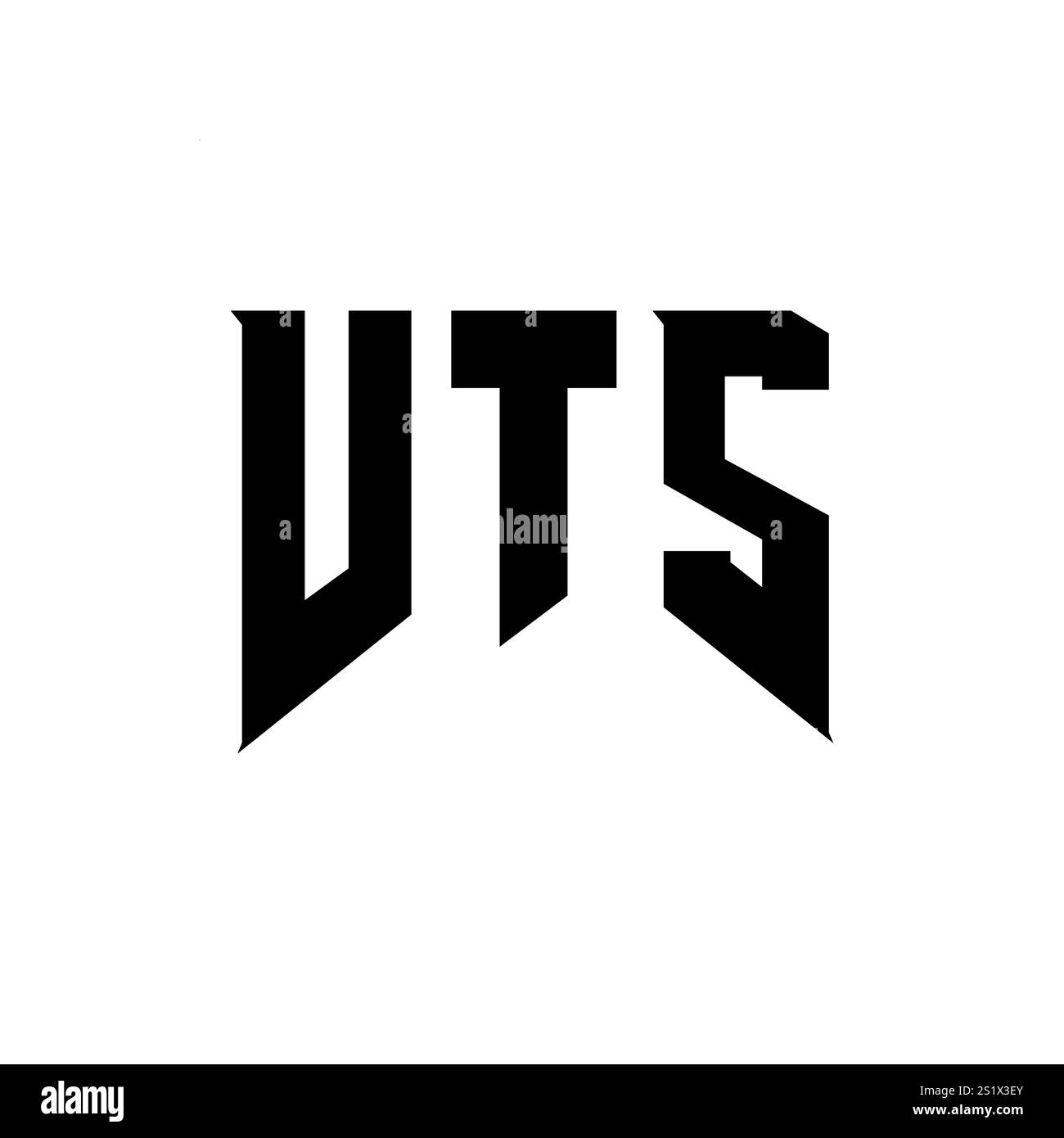 VTS letter logo design for technology company. VTS logo design black ...