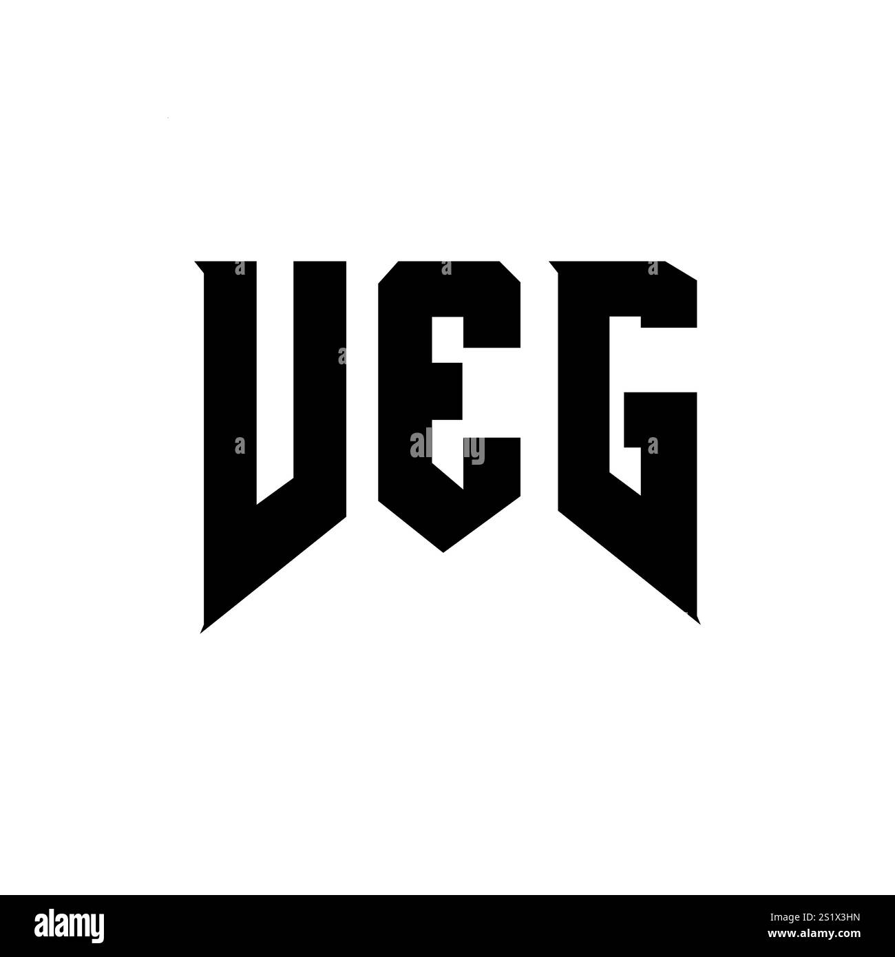 VEG letter logo design for technology company. VEG logo design black ...