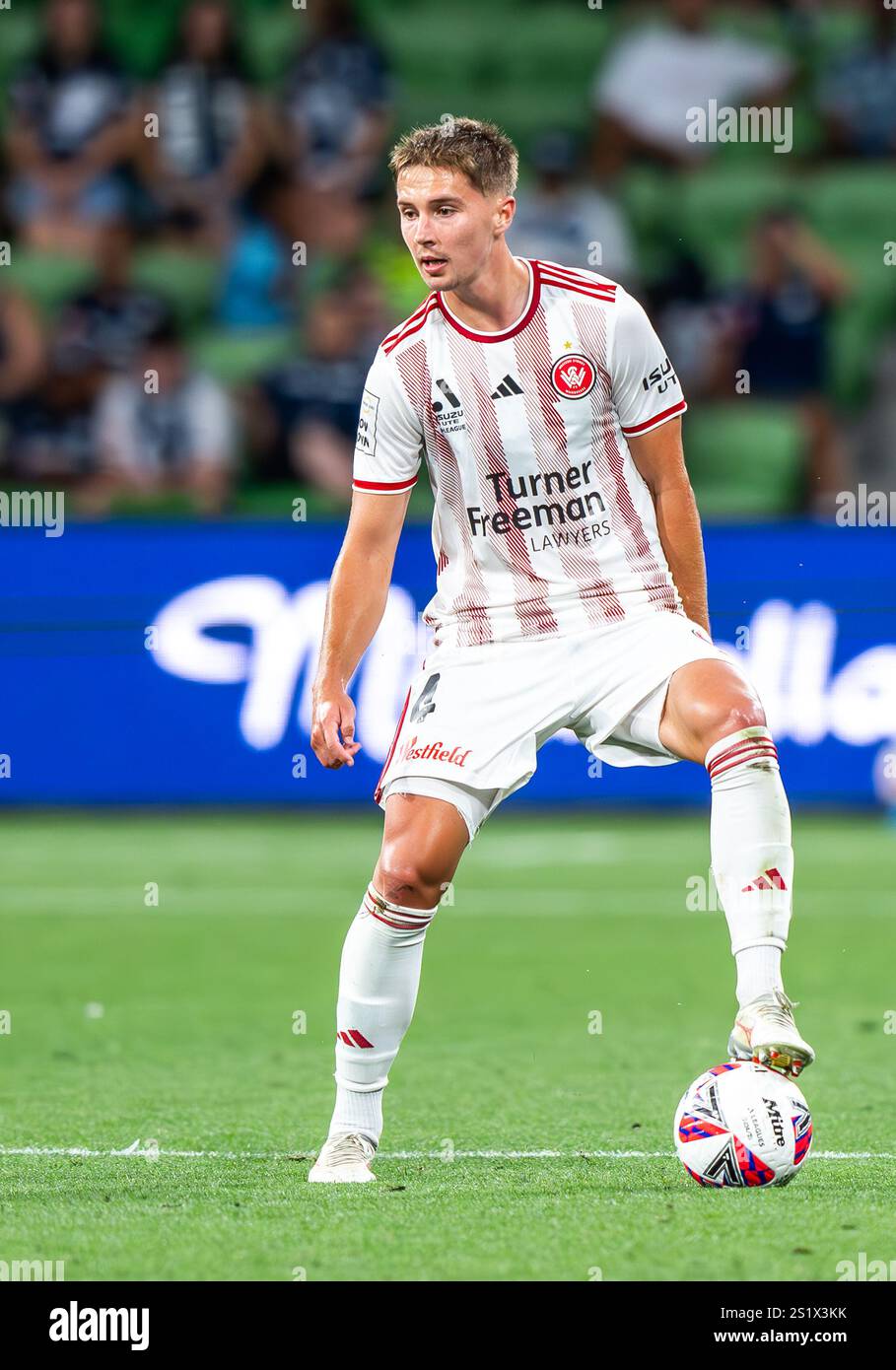 Western Sydney Wanderers' Alex Bonetig seen in action during the A ...