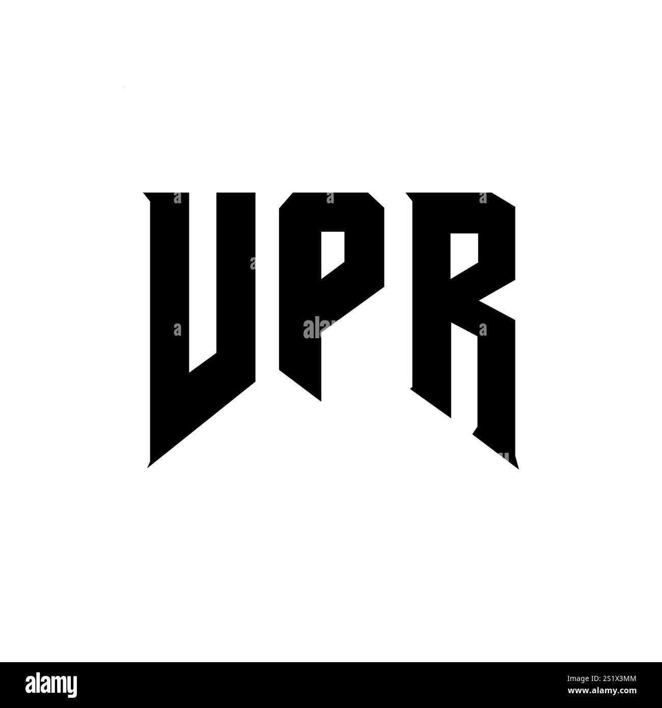 VPR letter logo design for technology company. VPR logo design black ...