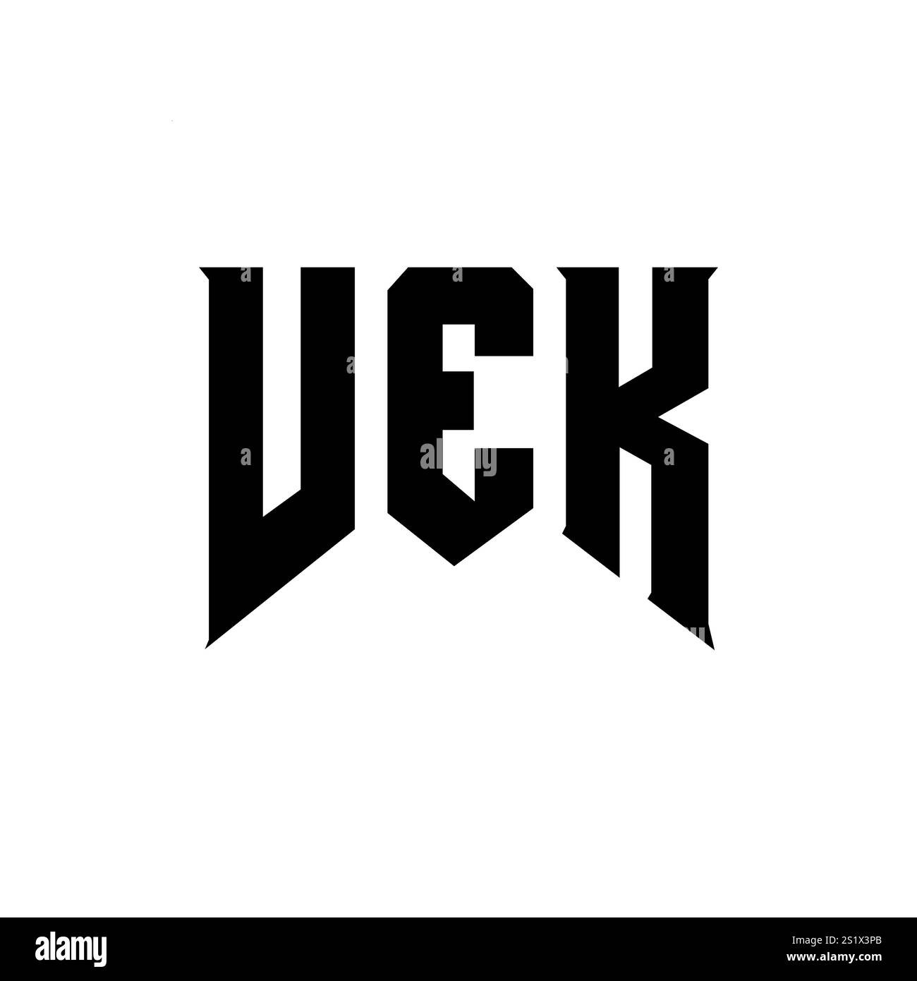 VEK letter logo design for technology company. VEK logo design black ...