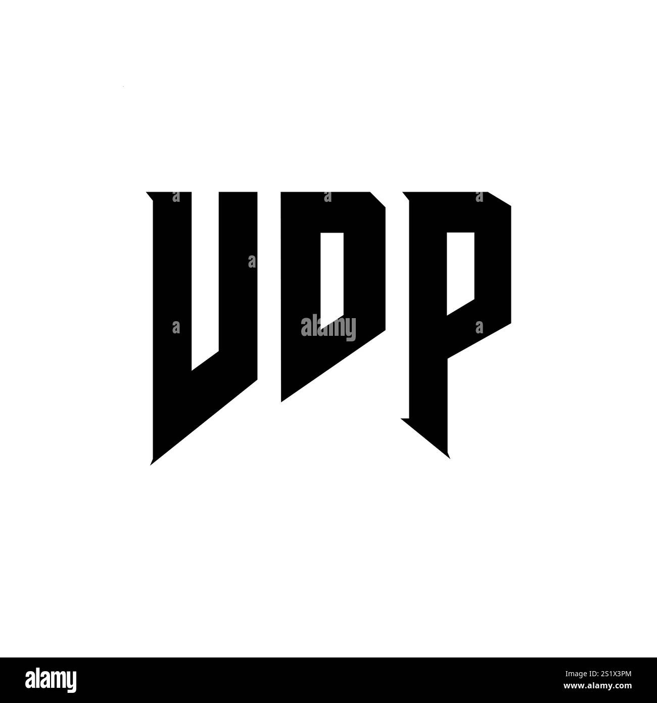 VDP letter logo design for technology company. VDP logo design black ...