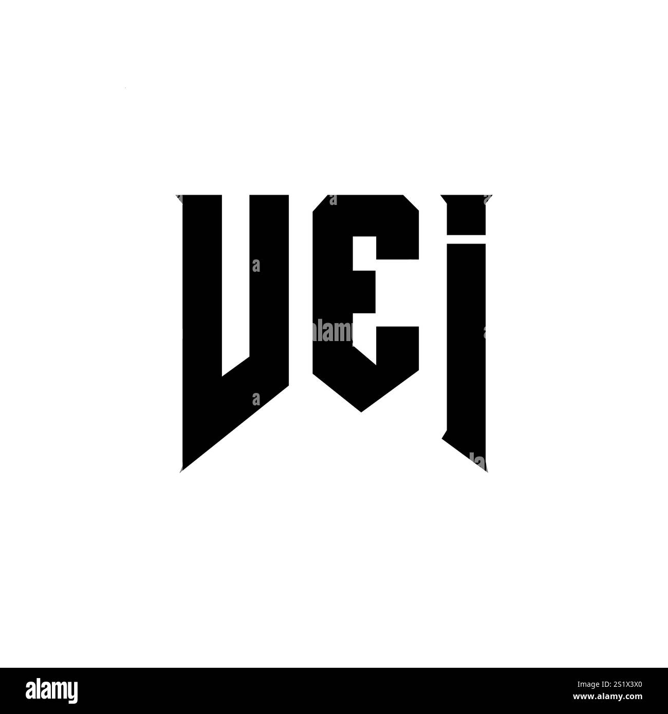 VEI letter logo design for technology company. VEI logo design black ...