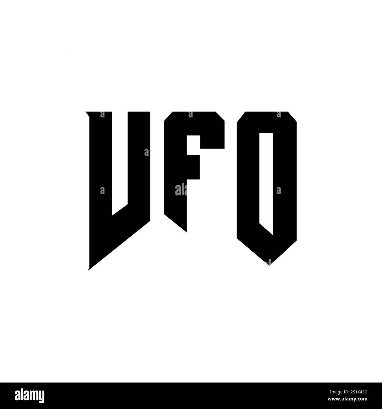 VFO letter logo design for technology company. VFO logo design black ...