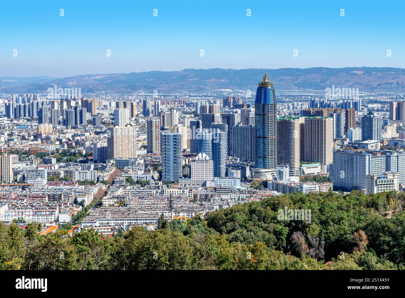 The scenery of Qujing, a city on the western plateau in Yunnan, China ...