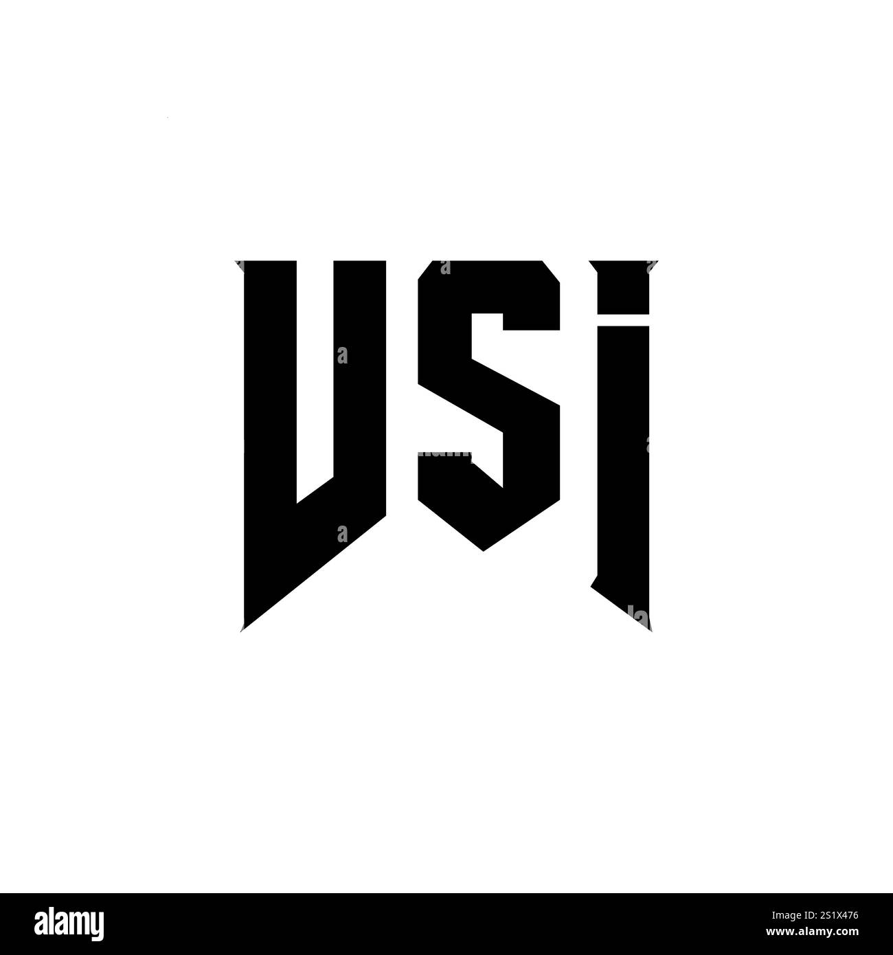 VSI letter logo design for technology company. VSI logo design black ...