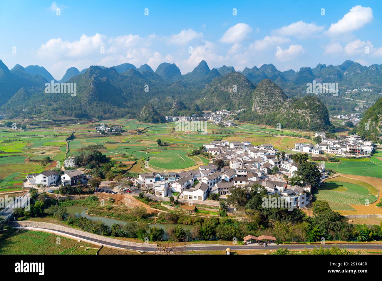 Wanfenglin (Forest of Ten Thousand Peaks), Guizhou, China Stock Photo ...