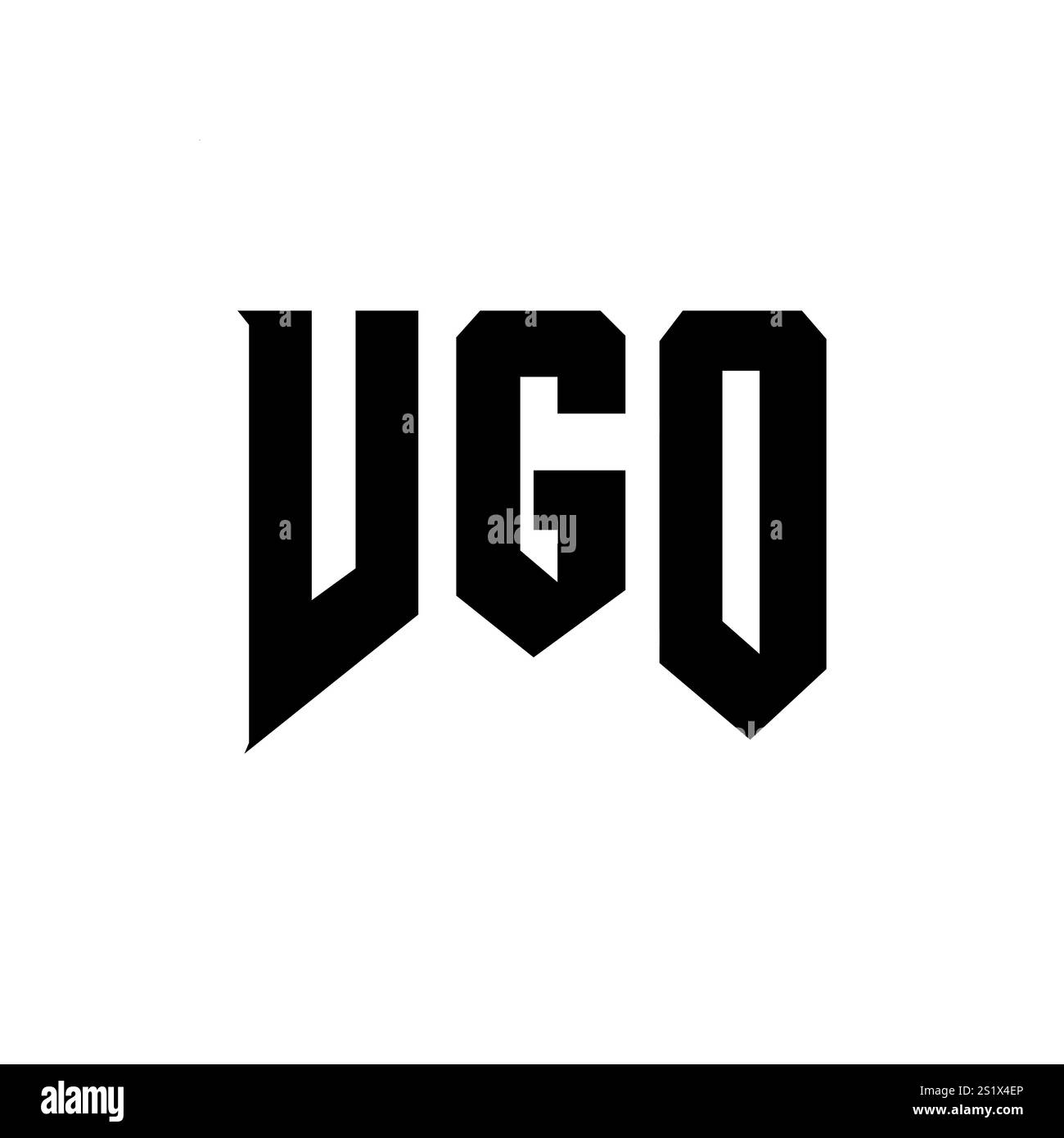 VGO letter logo design for technology company. VGO logo design black ...