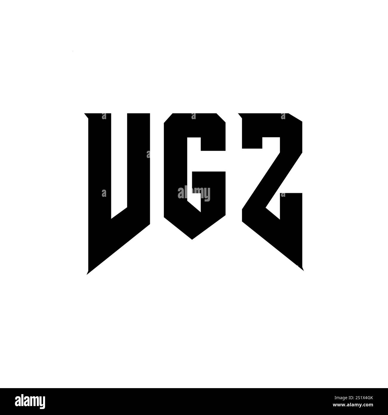 VGZ letter logo design for technology company. VGZ logo design black ...