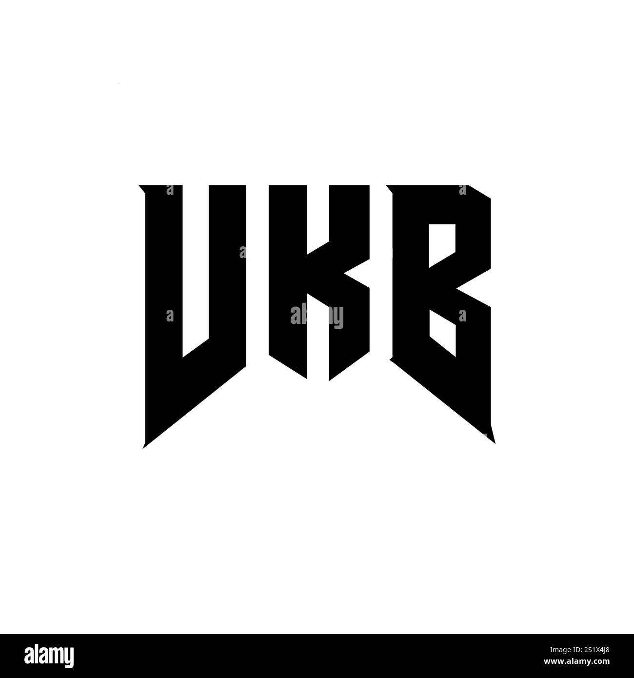 VKB letter logo design for technology company. VKB logo design black ...