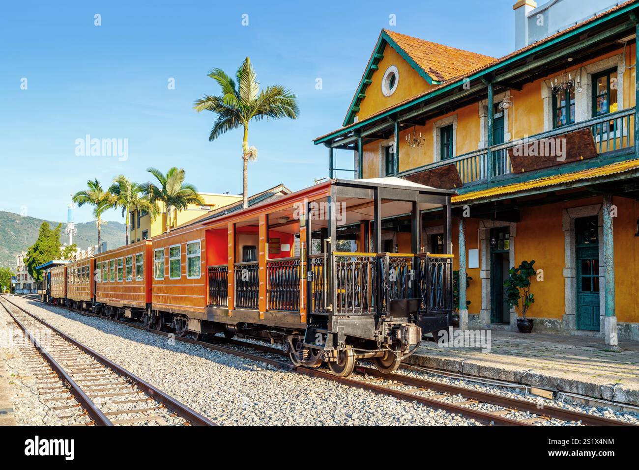 Yunnan Shiping Railway Station. This railway was built in 1915 and was ...