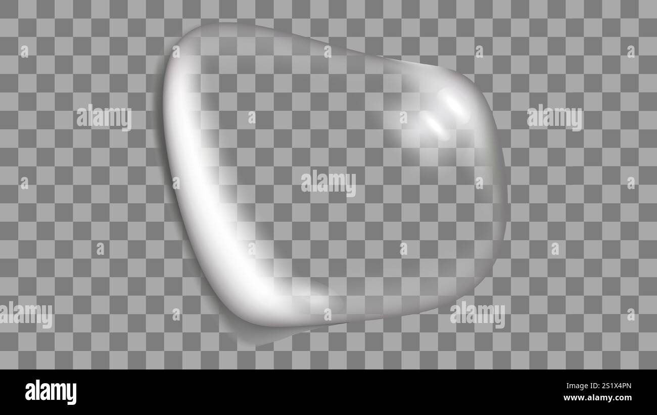 Transparent liquid forms water drops volume Real. Freshness and nature ...