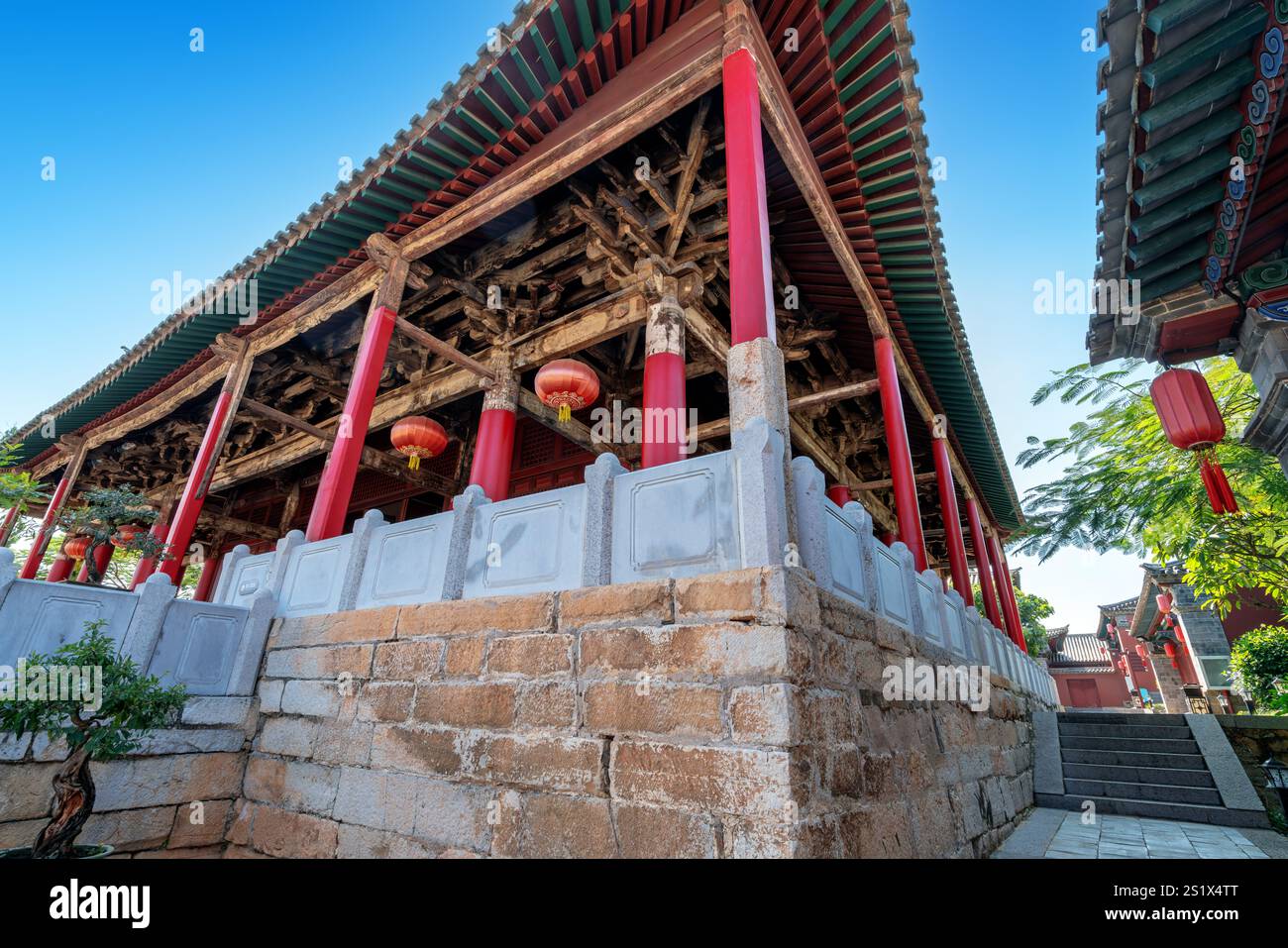 Historic buildings in Jianshui Ancient City, Yunnan, China Stock Photo ...