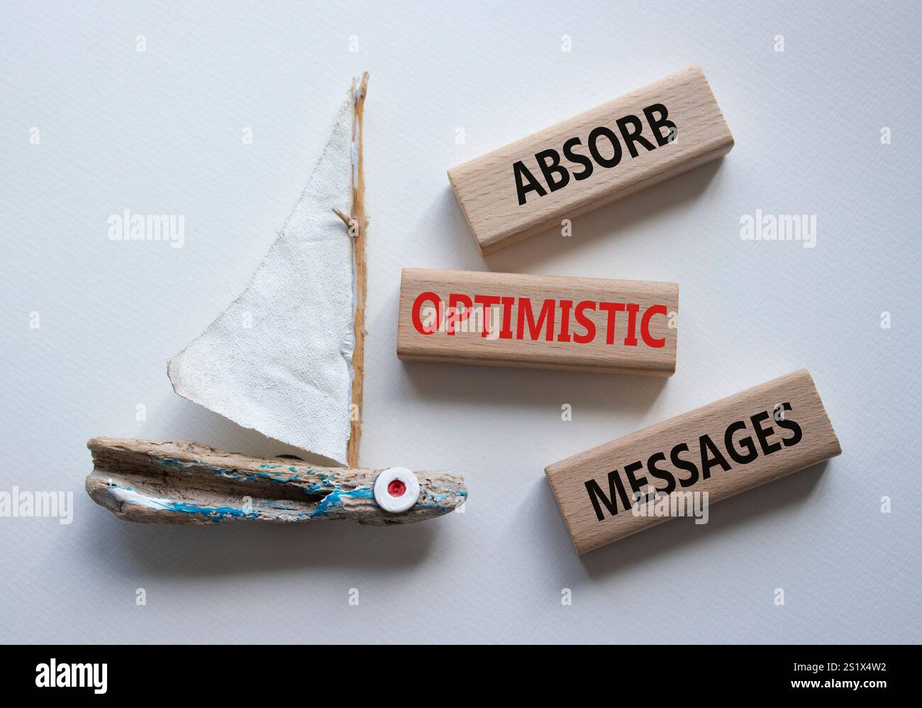 Absorb optimistic Messages symbol. Concept words Absorb optimistic ...
