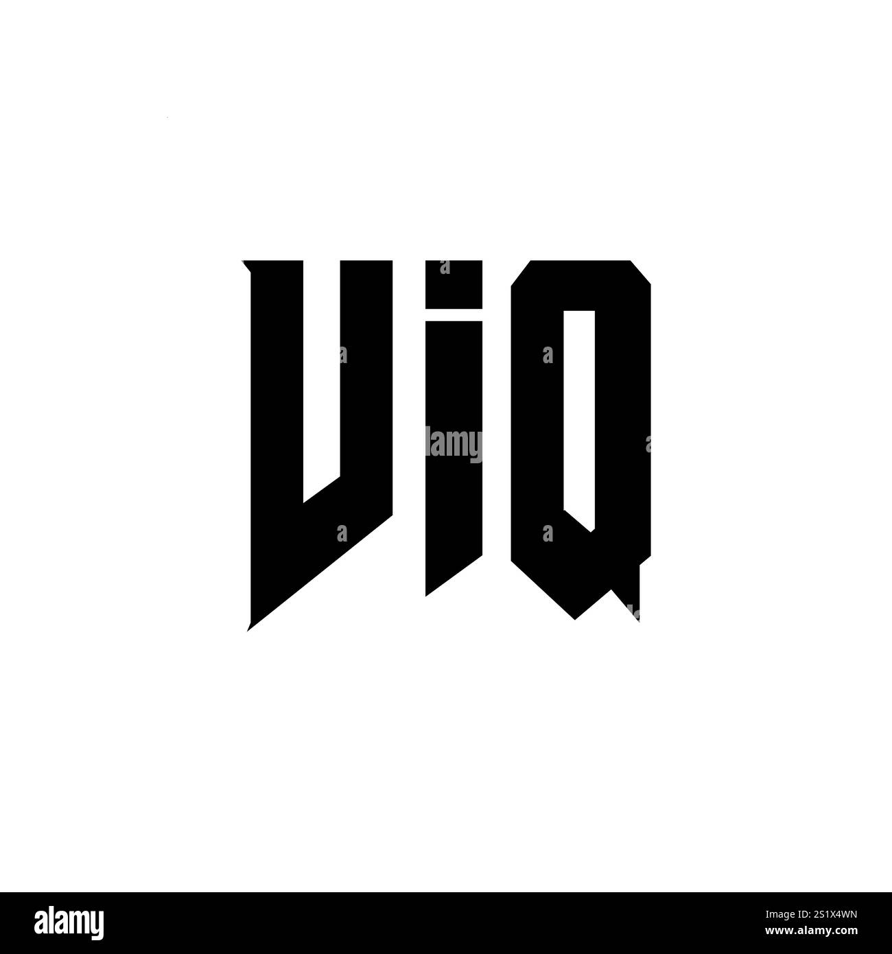 VIQ letter logo design for technology company. VIQ logo design black ...