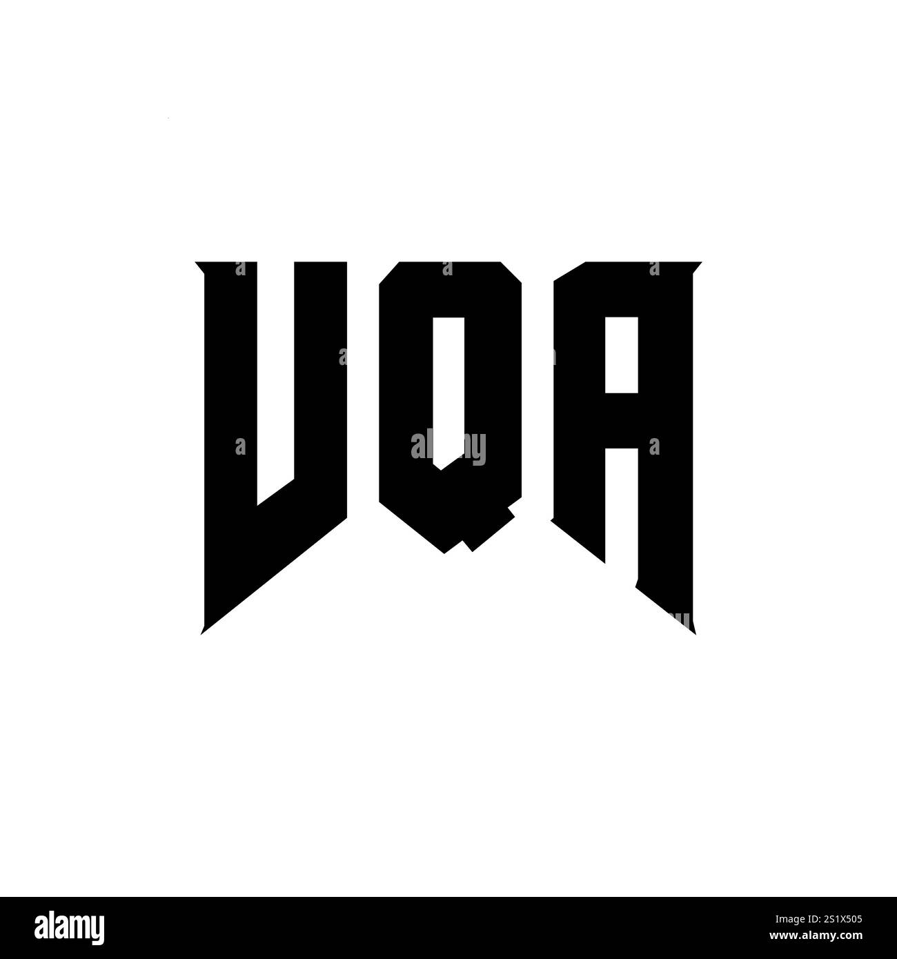 VQA letter logo design for technology company. VQA logo design black ...