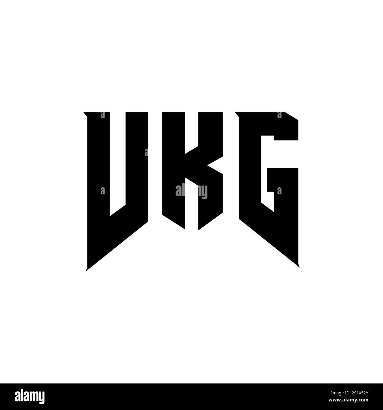 Vkg logo design Stock Vector Images - Alamy