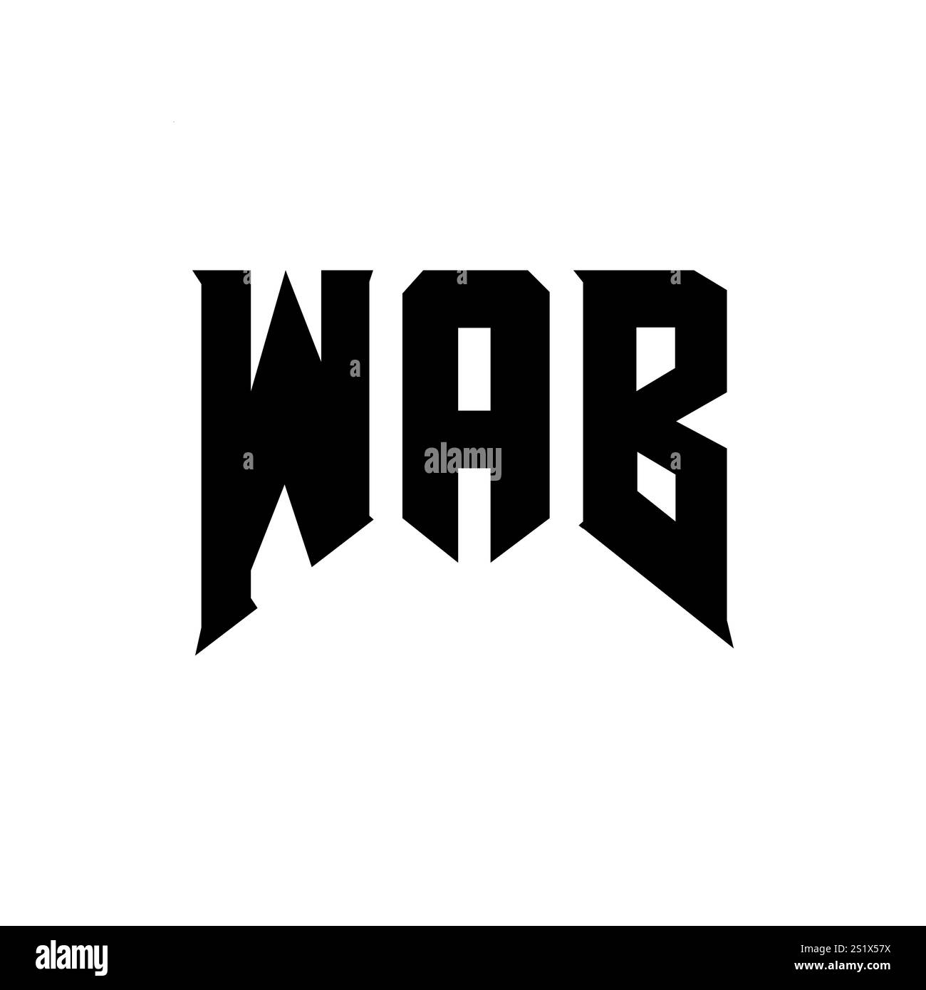 WAB letter logo design for technology company. WAB logo design black ... WAB letter logo design for technology company. WAB logo design black ...
