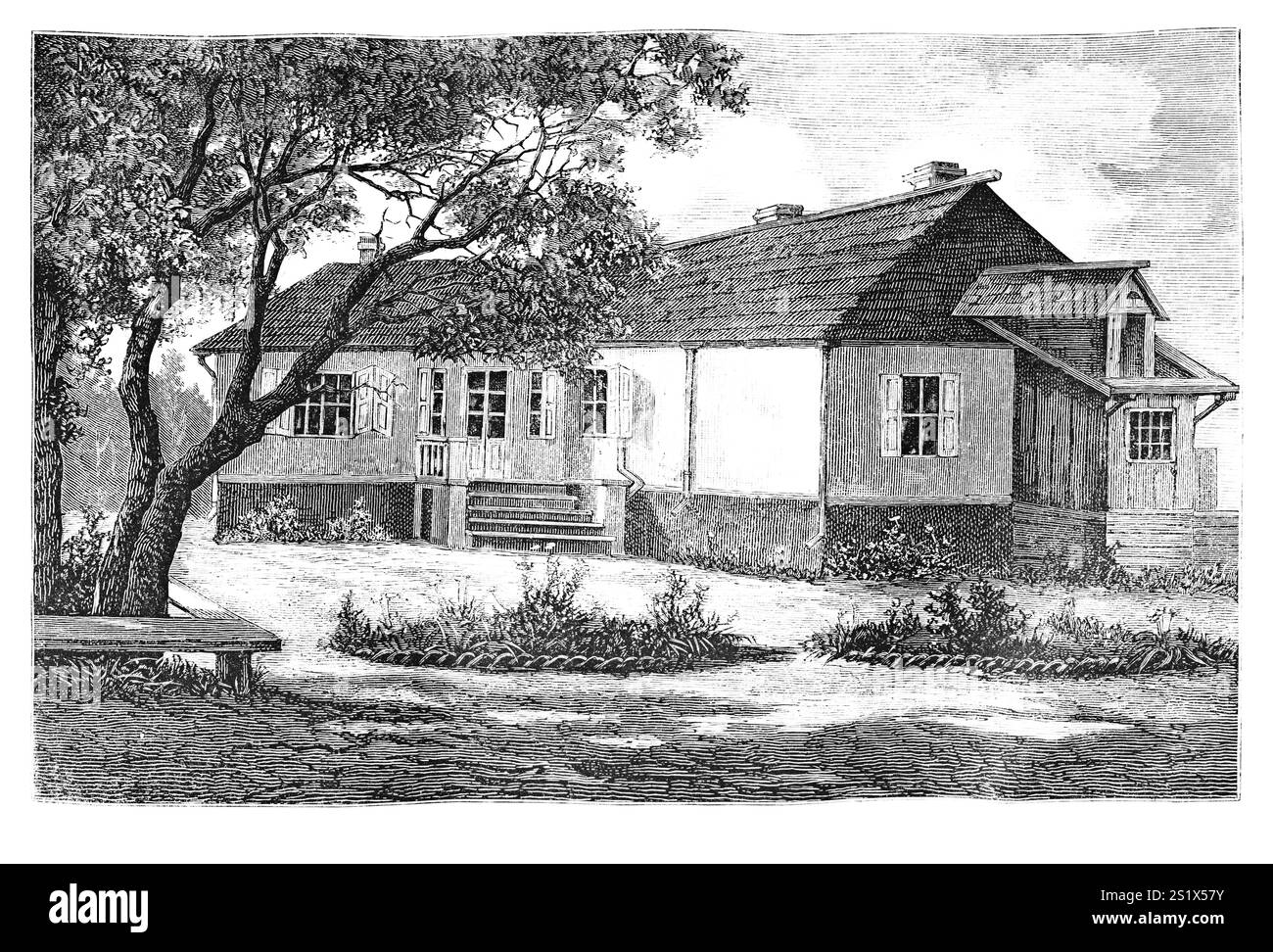 POLAND - CIRCA 1880: Illustration taken from a book "ANNIVERSARY BOOK ...