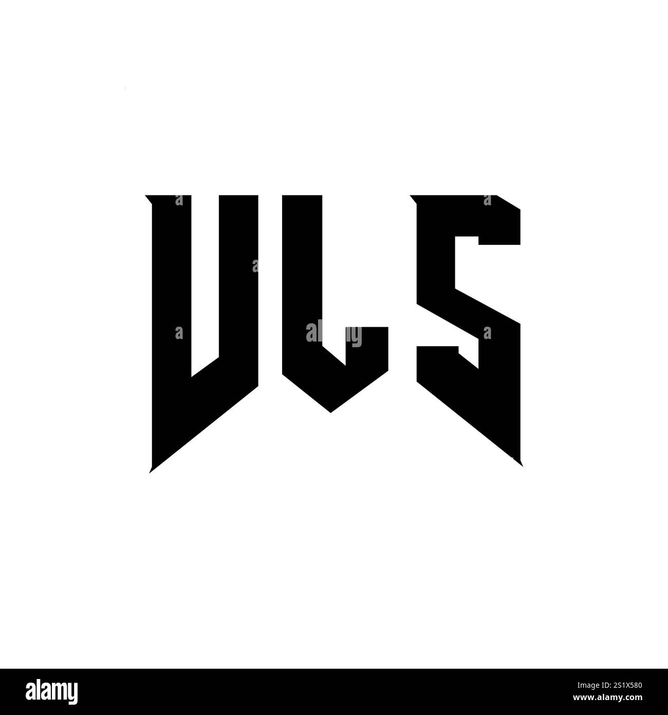 VLS letter logo design for technology company. VLS logo design black ...