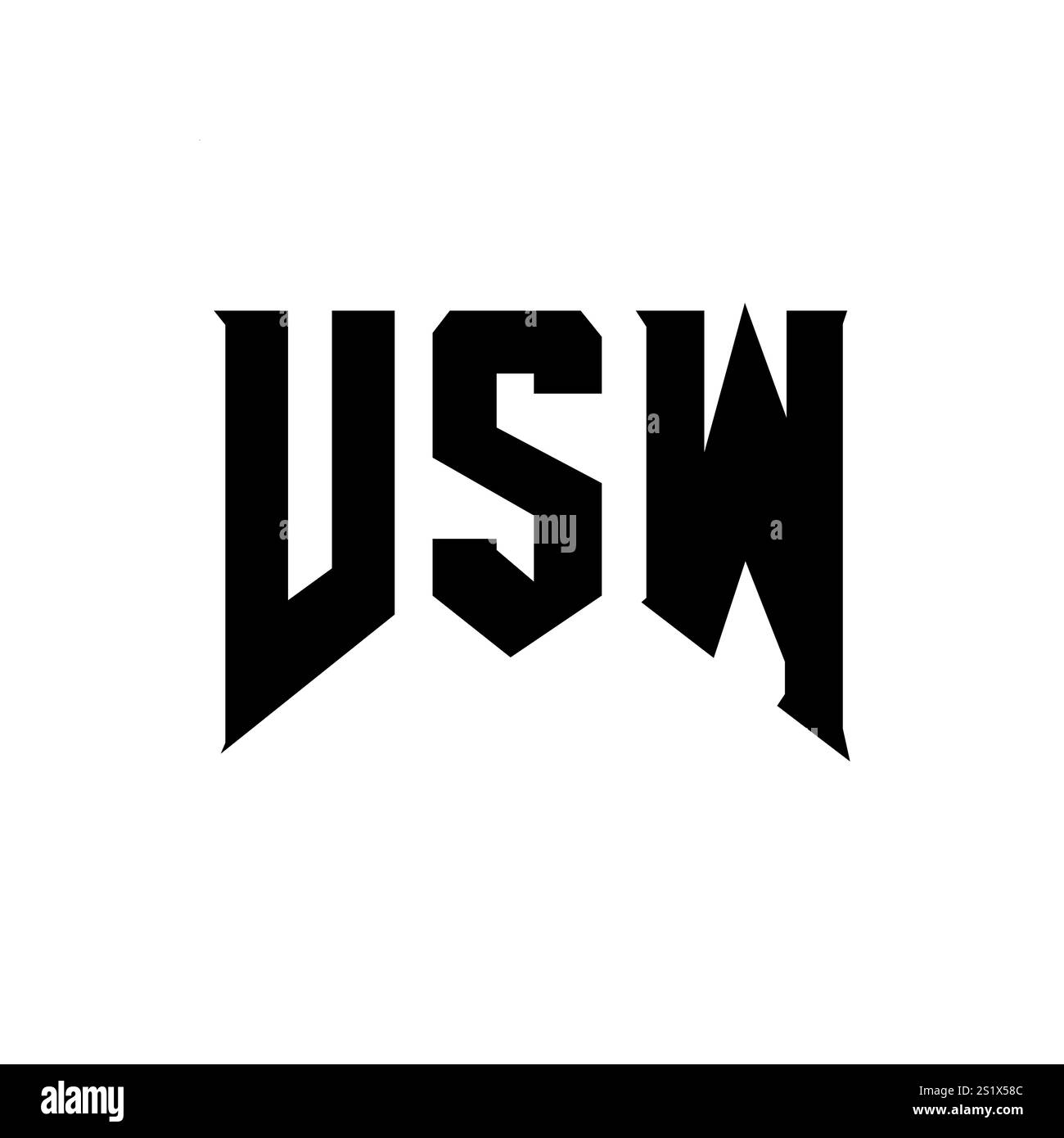 Vsw logo design hi-res stock photography and images - Alamy