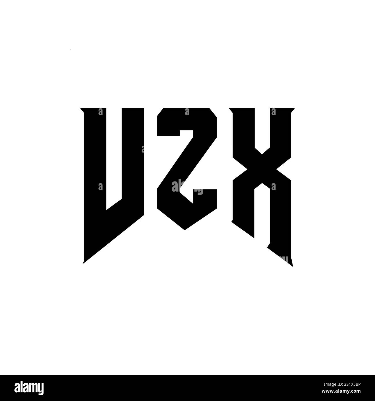 Vzx logo design hi-res stock photography and images - Alamy
