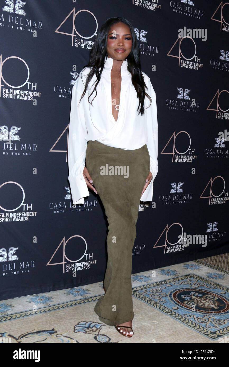 Ca. 04th Jan, 2025. Ryan Destiny at arrivals for 2025 Film Independent ...