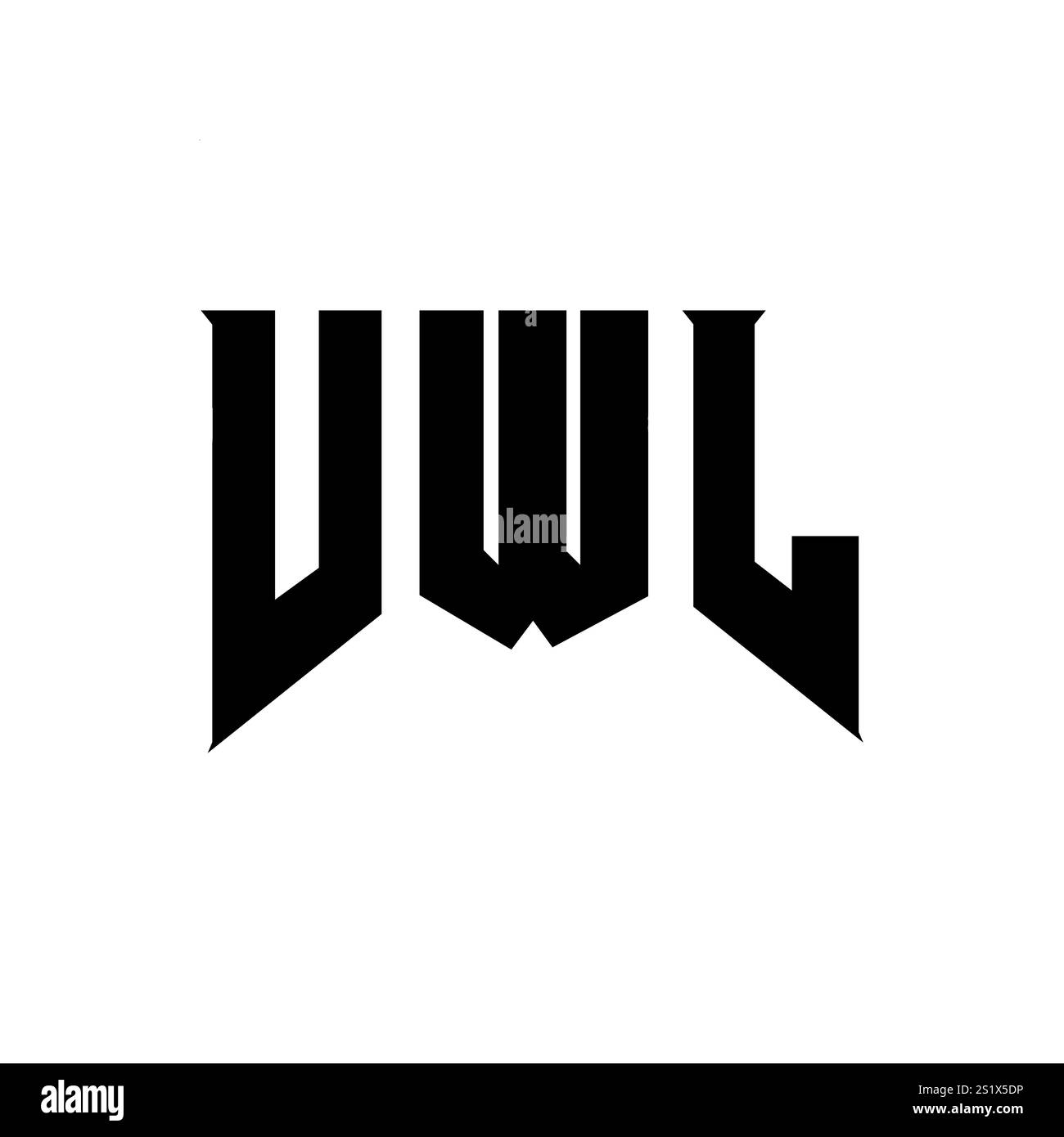 VWL letter logo design for technology company. VWL logo design black ...