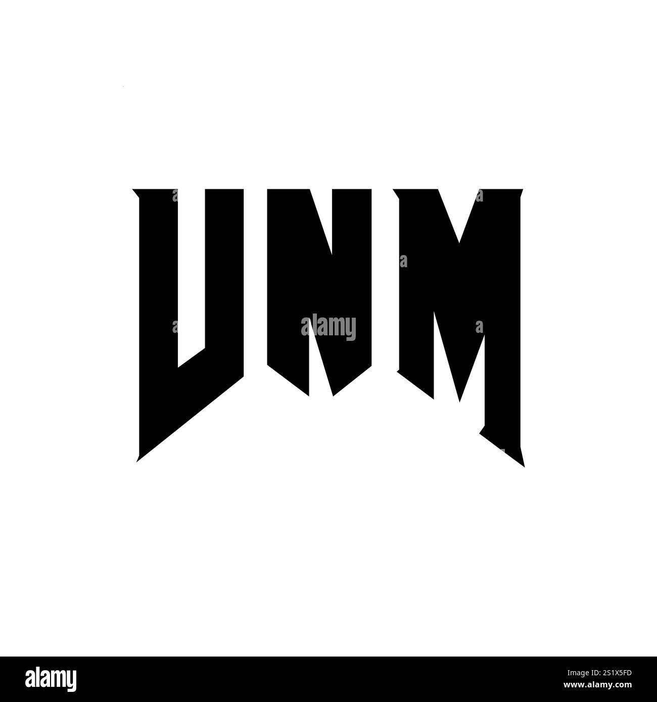 VNM letter logo design for technology company. VNM logo design black ...