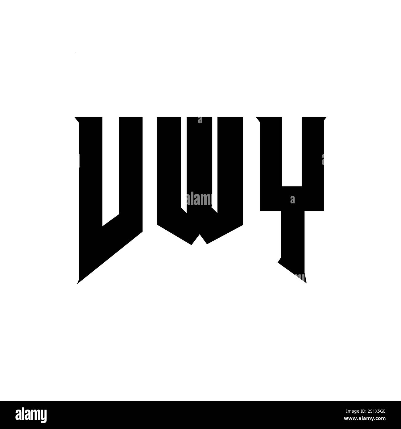 Vwy logo design Stock Vector Images - Alamy