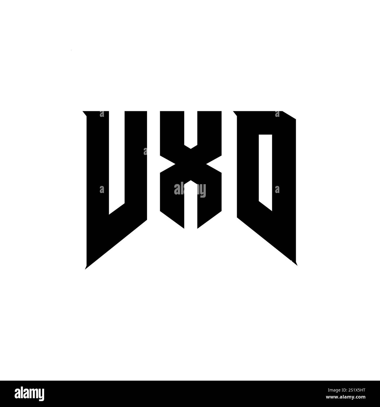 Vxd logo design Stock Vector Images - Alamy