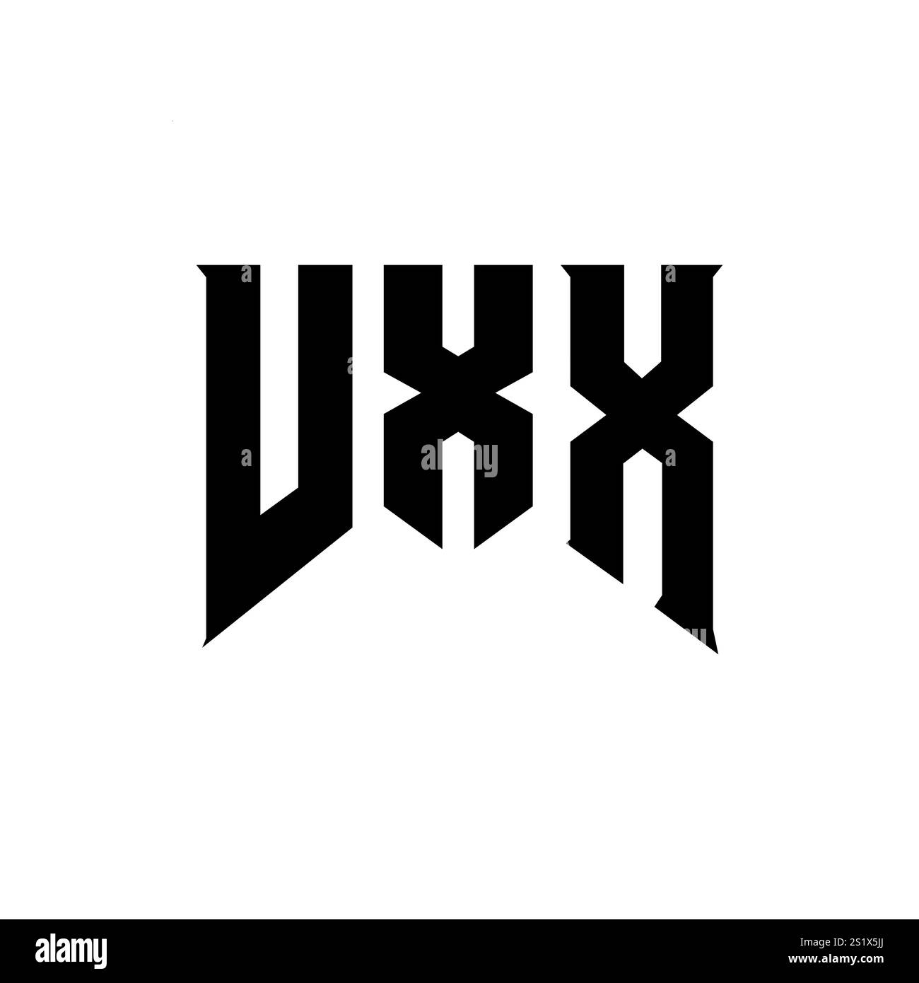 Vxx logo design hi-res stock photography and images - Alamy