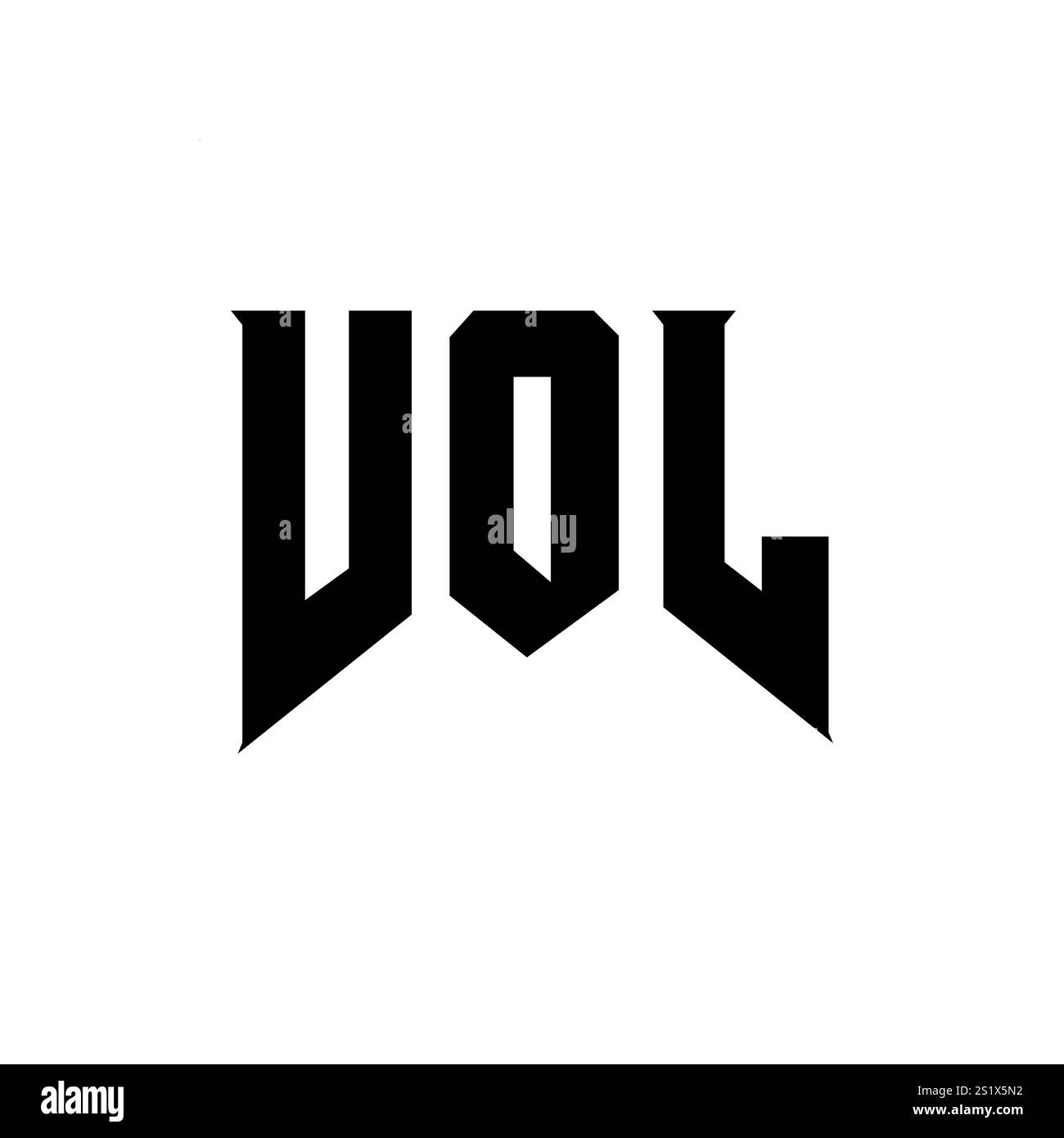 VOL letter logo design for technology company. VOL logo design black ...