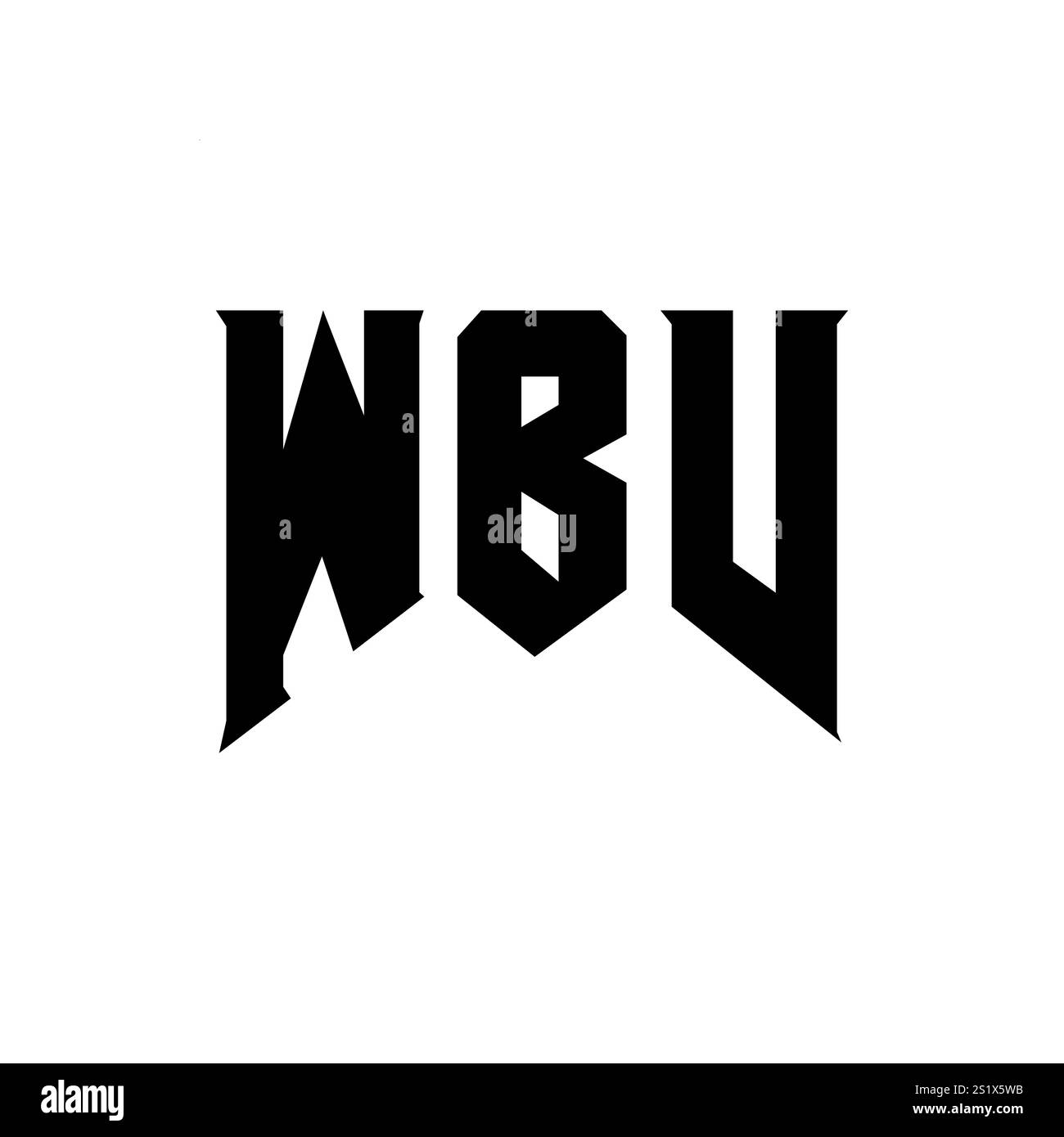Wbv logo design hi-res stock photography and images - Alamy