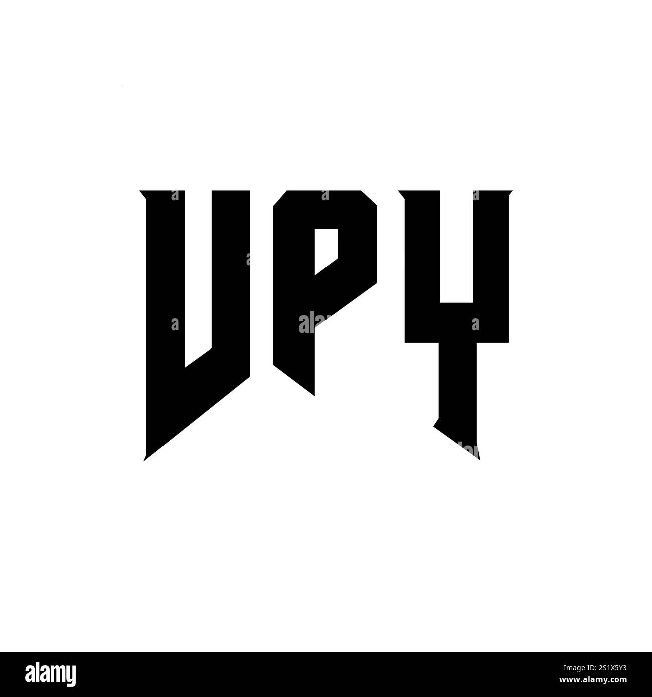 VPY letter logo design for technology company. VPY logo design black ...