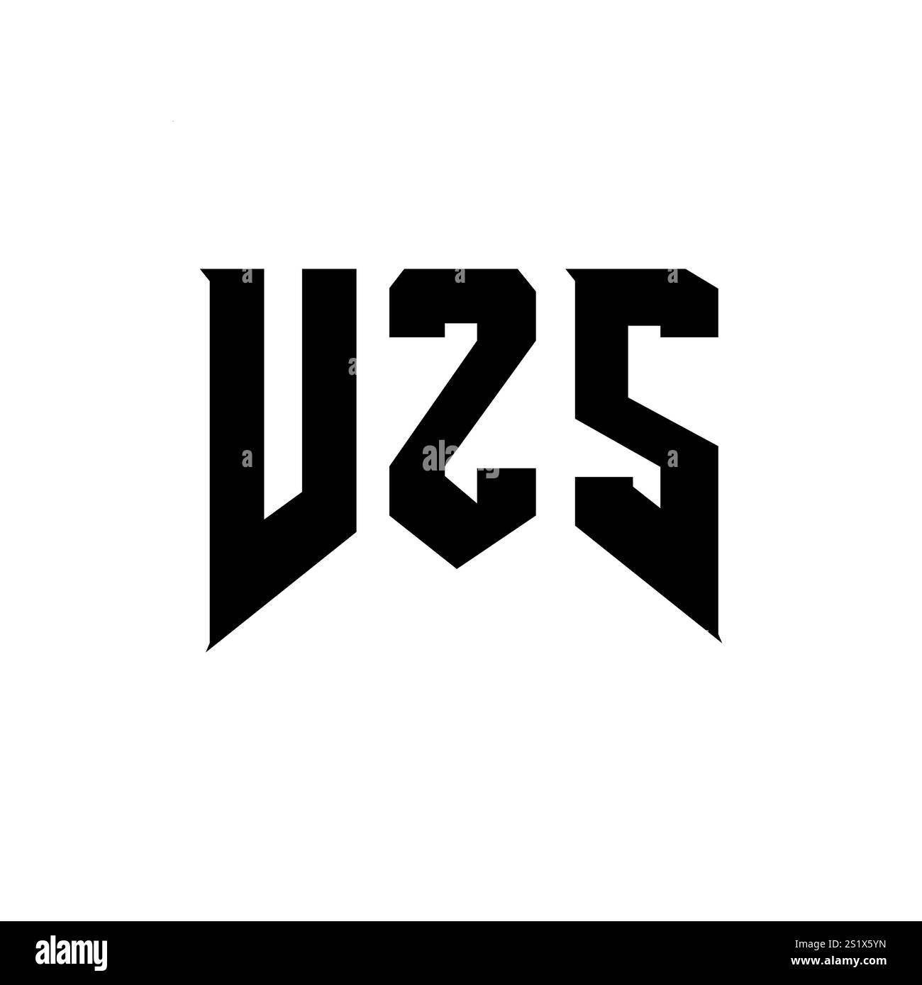 VZS letter logo design for technology company. VZS logo design black ...