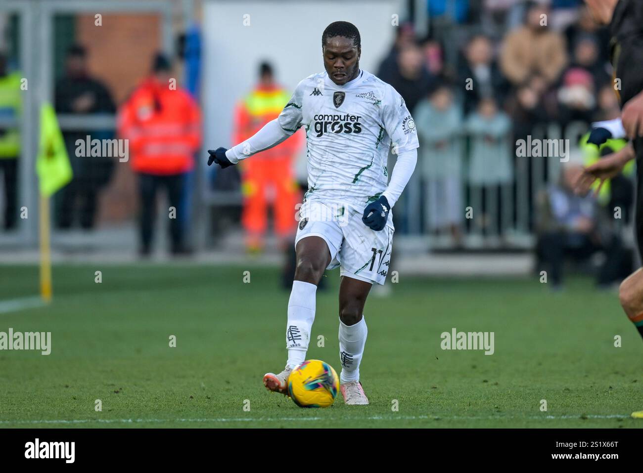 Venice, Italy. 04th Jan, 2025. Empoliâ??s Emmanuel Gyasi portrait in ...