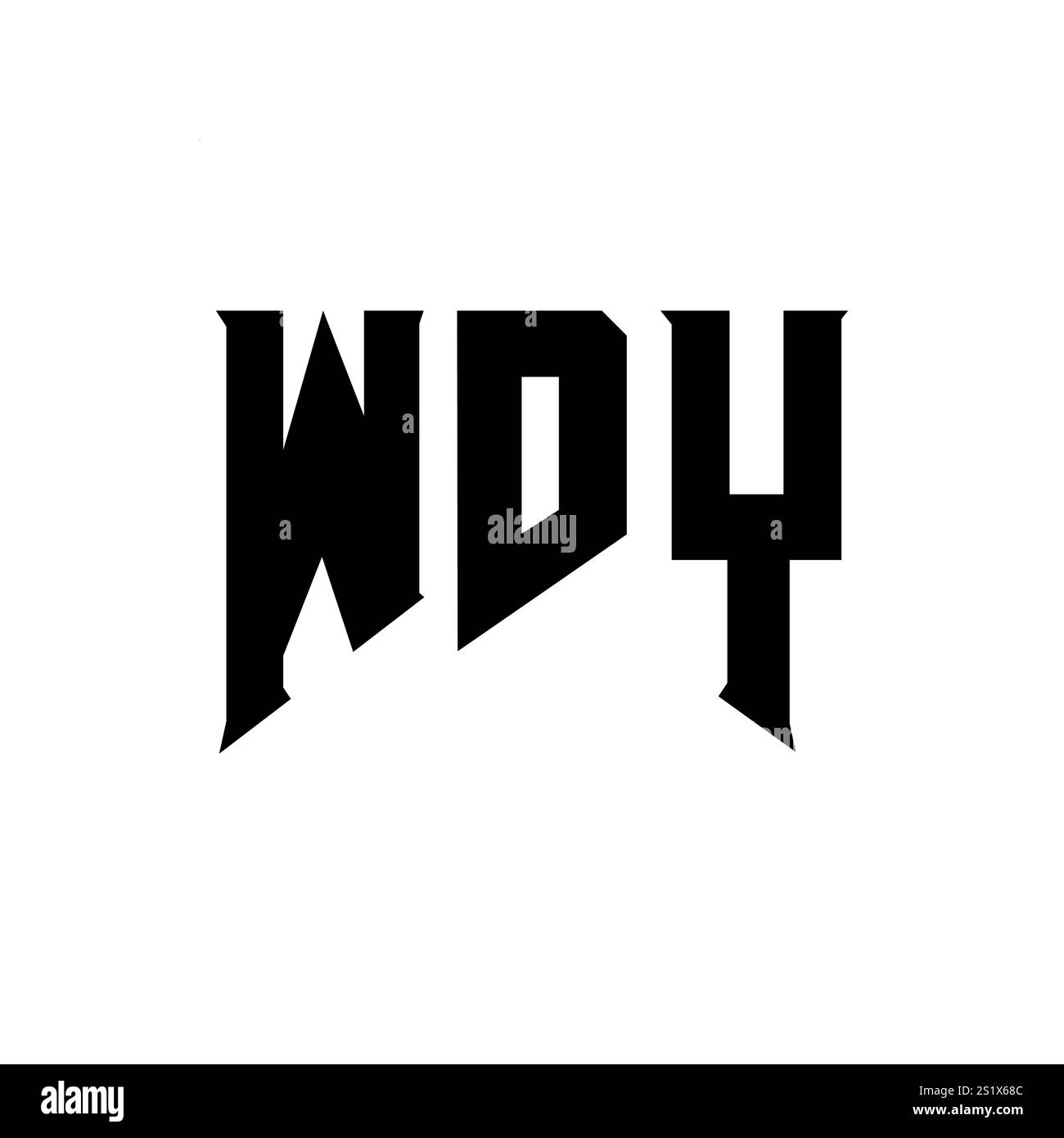 Wdy logo design hi-res stock photography and images - Alamy