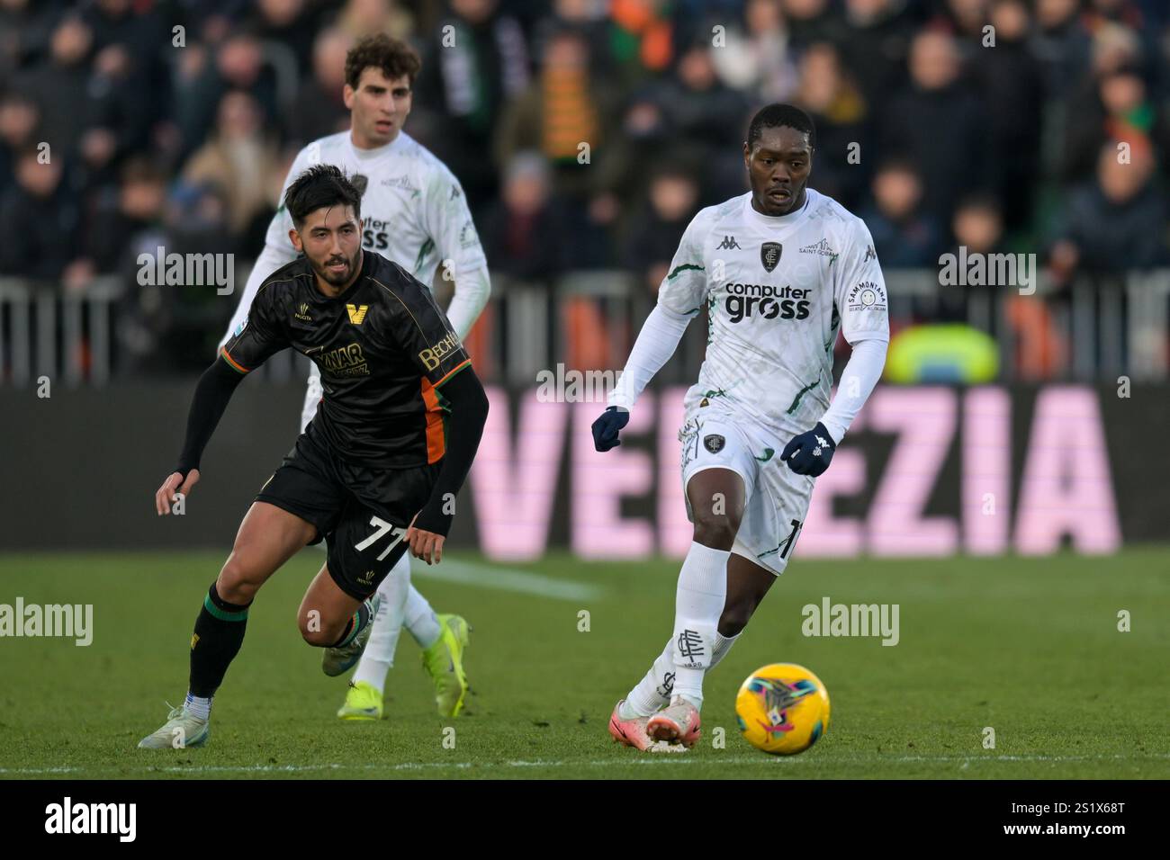 Venice, Italy. 04th Jan, 2025. Empoliâ??s Emmanuel Gyasi portrait in ...