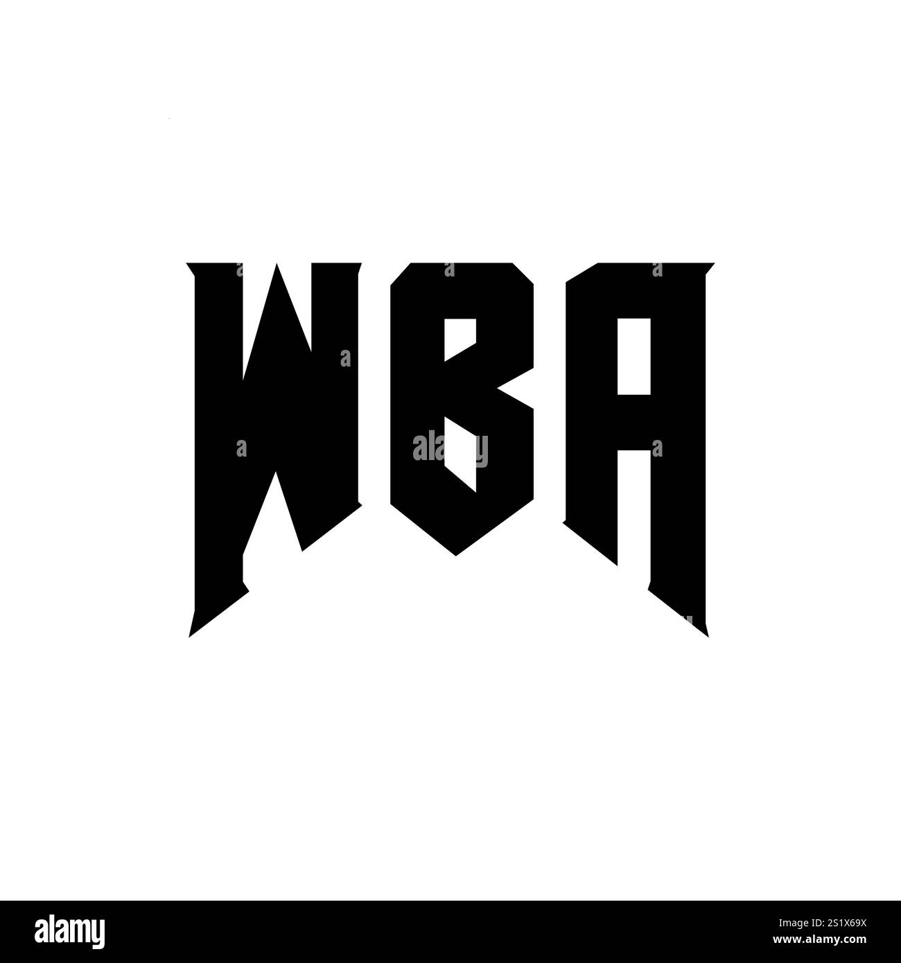 Wba logo design hi-res stock photography and images - Alamy