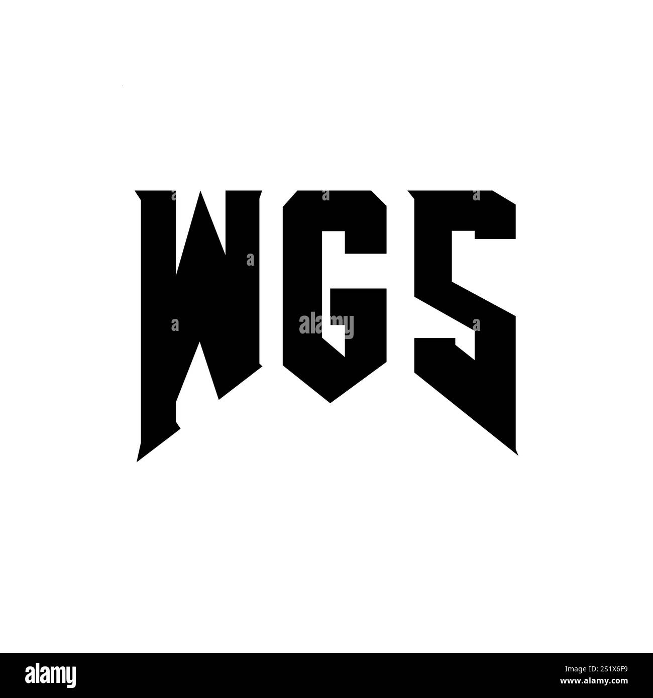 Wgs logo design hi-res stock photography and images - Alamy