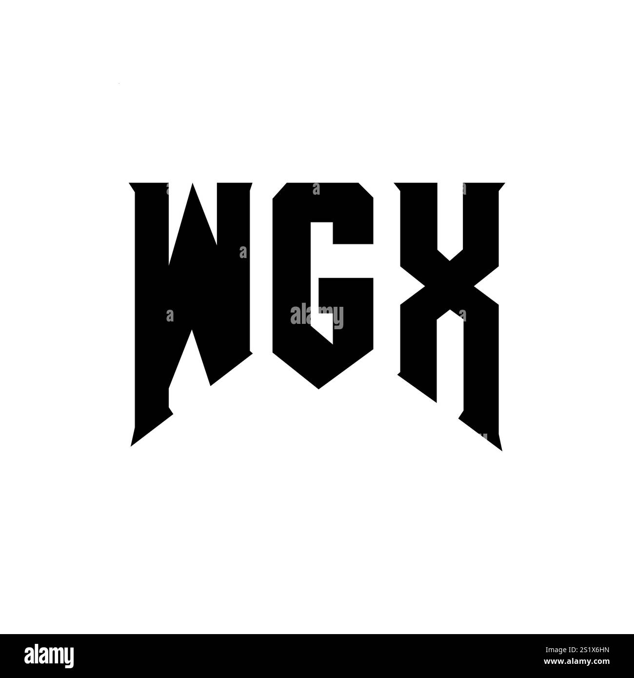 WGX letter logo design for technology company. WGX logo design black ...